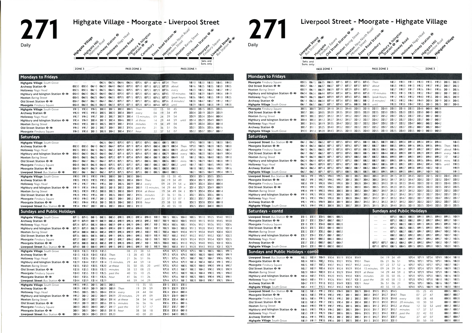 London Bus Route 271