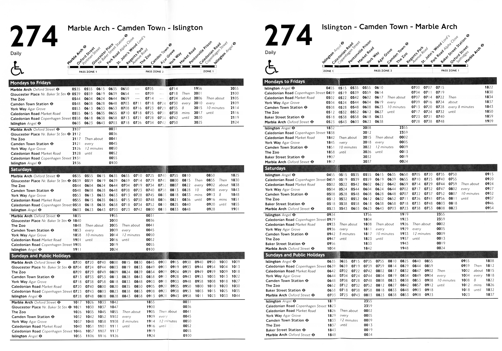 London Bus Route 274