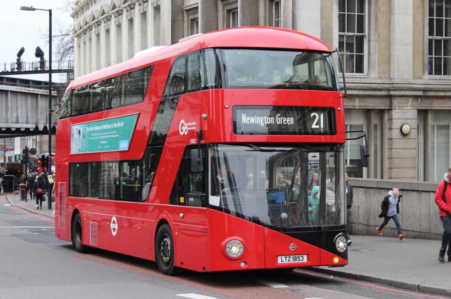London Bus Route 21 - Car Accidents and Bus Safety