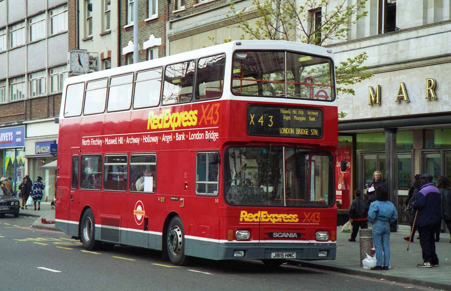 London Bus Route X43