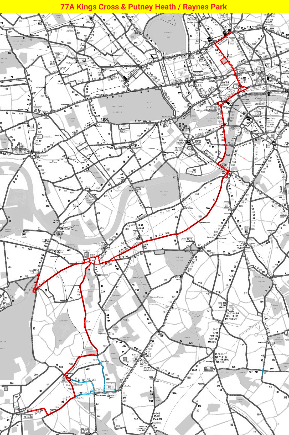 London Bus Route 77A