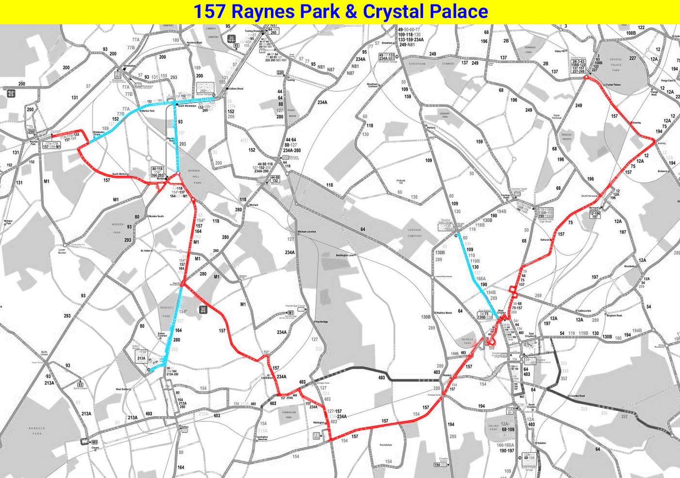 London Bus Route 157