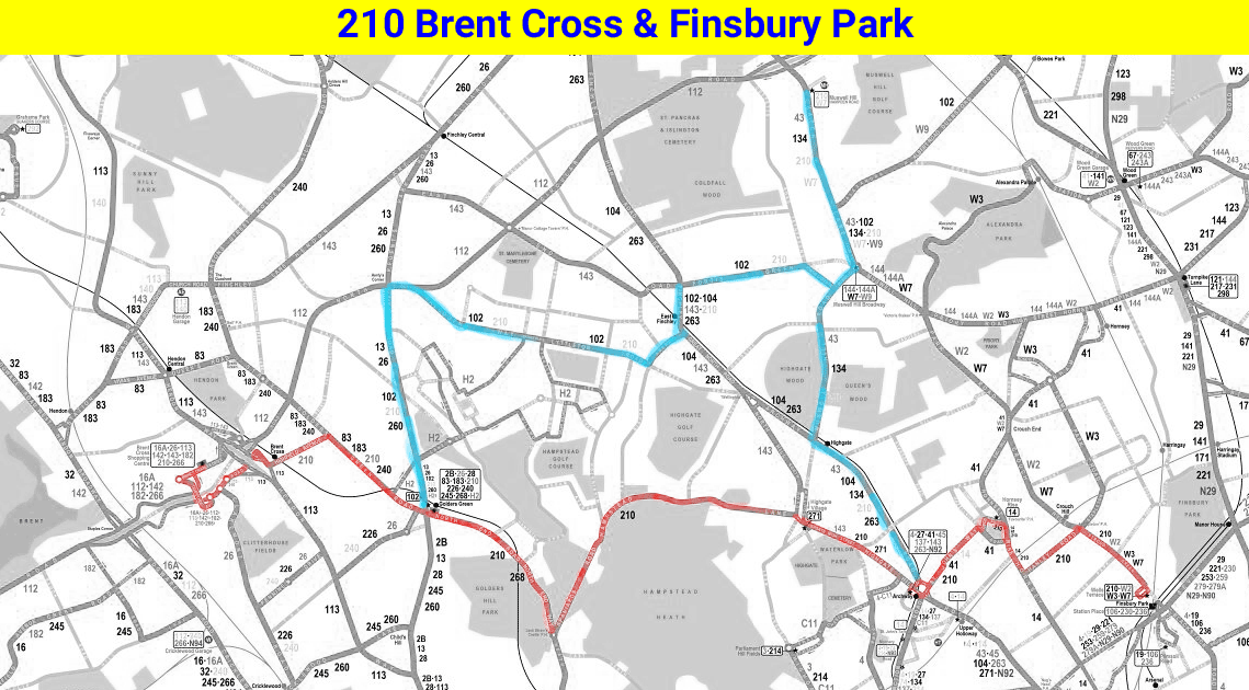 London Bus Route 210