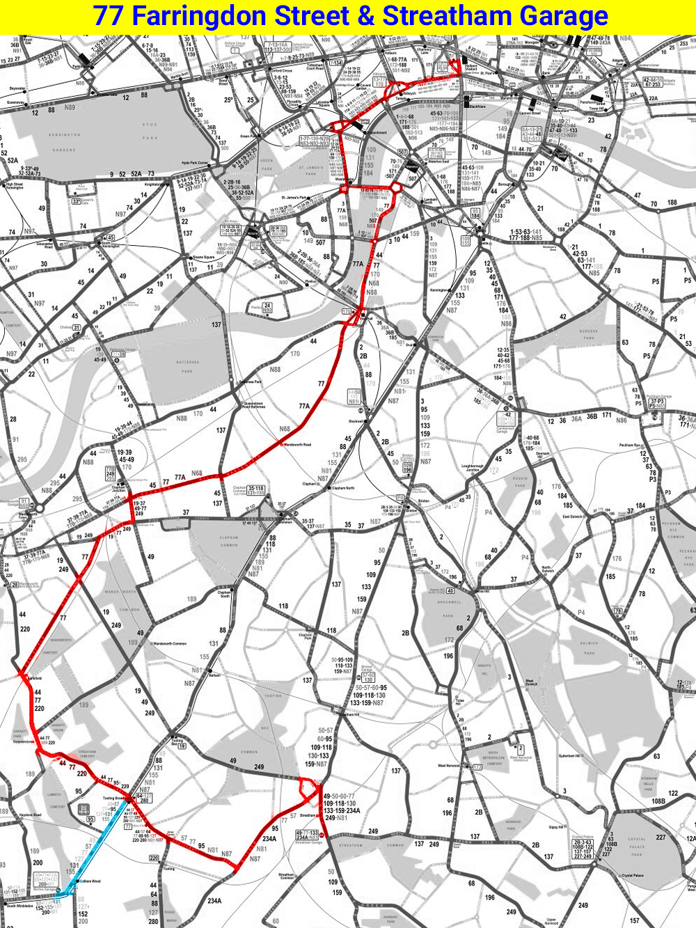 London Bus Route 77