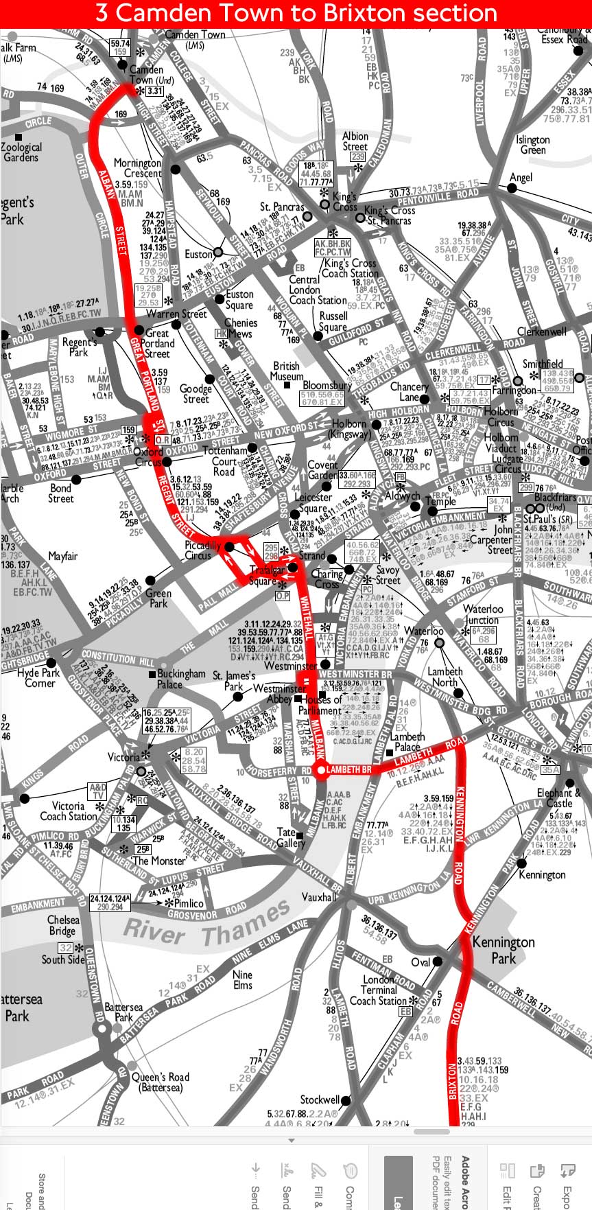 London Bus Route 3