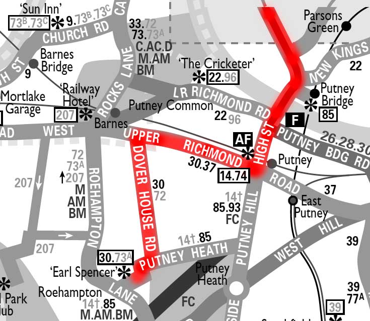 London Bus Route 30