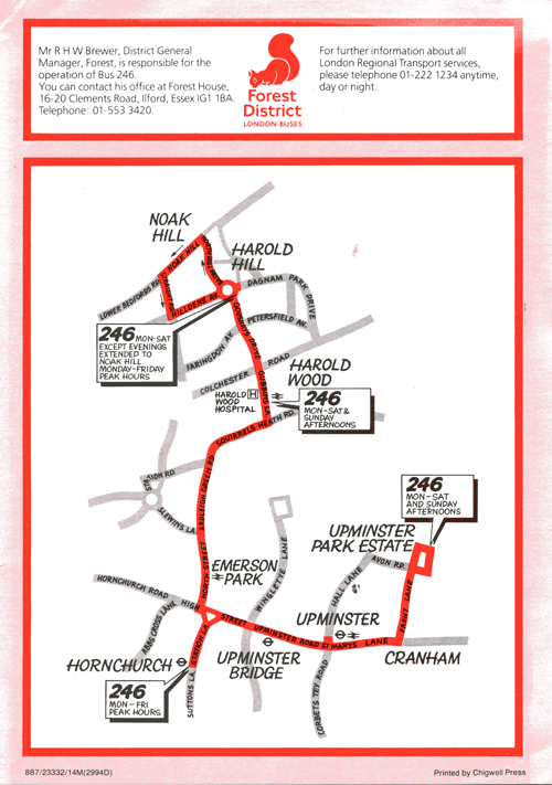 London Bus Route 246
