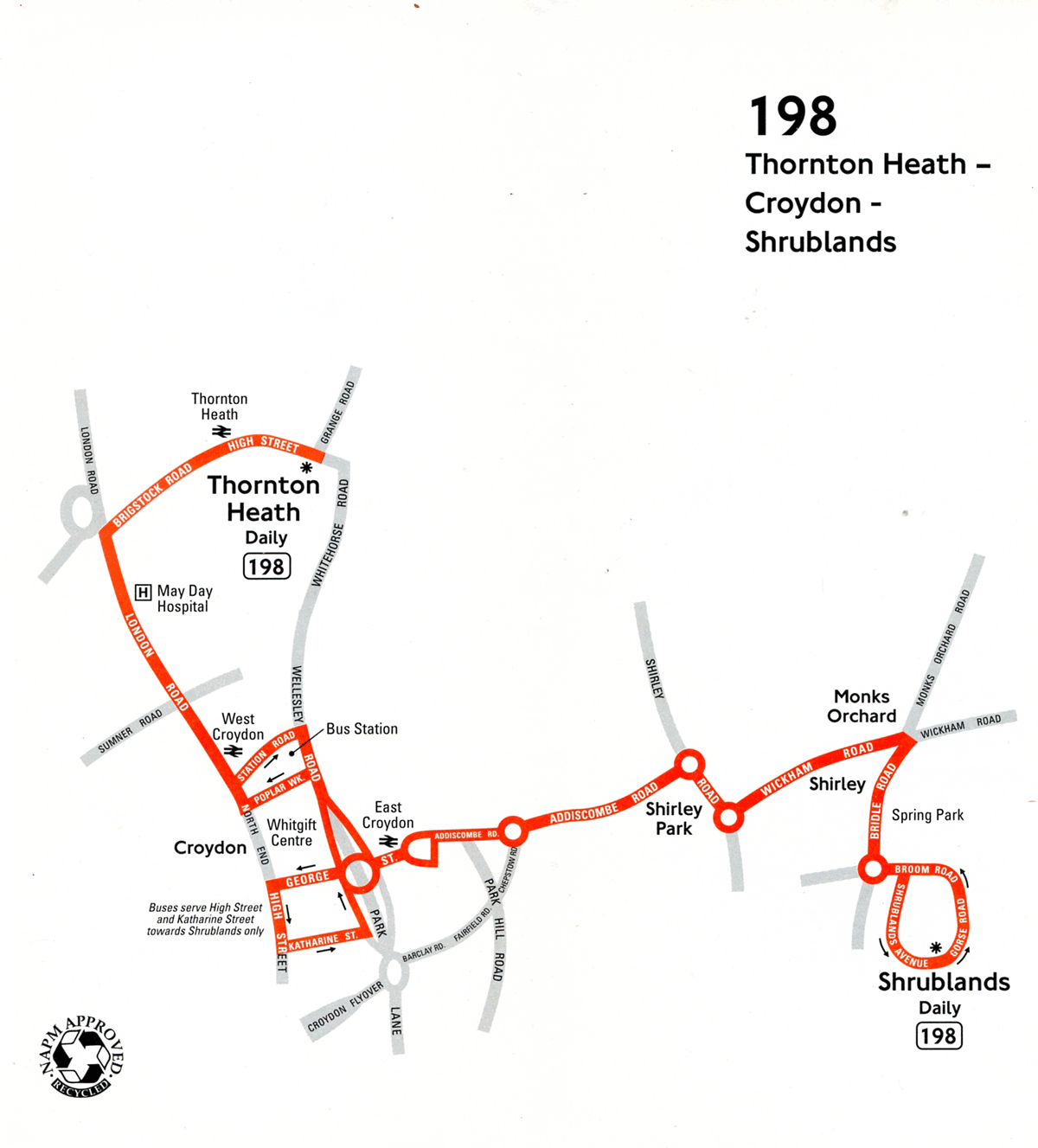 London Bus Route 198