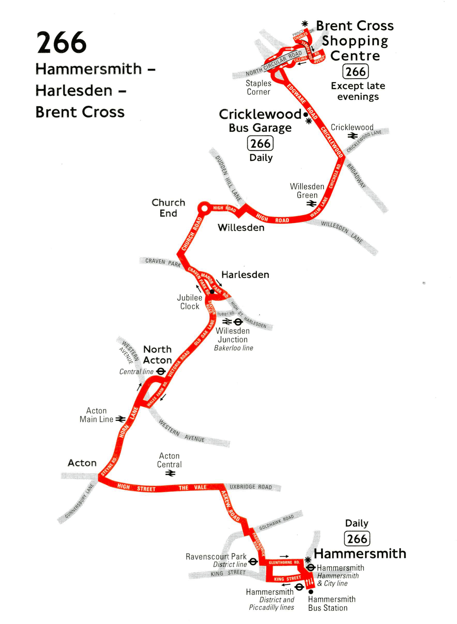 London Bus Route 266