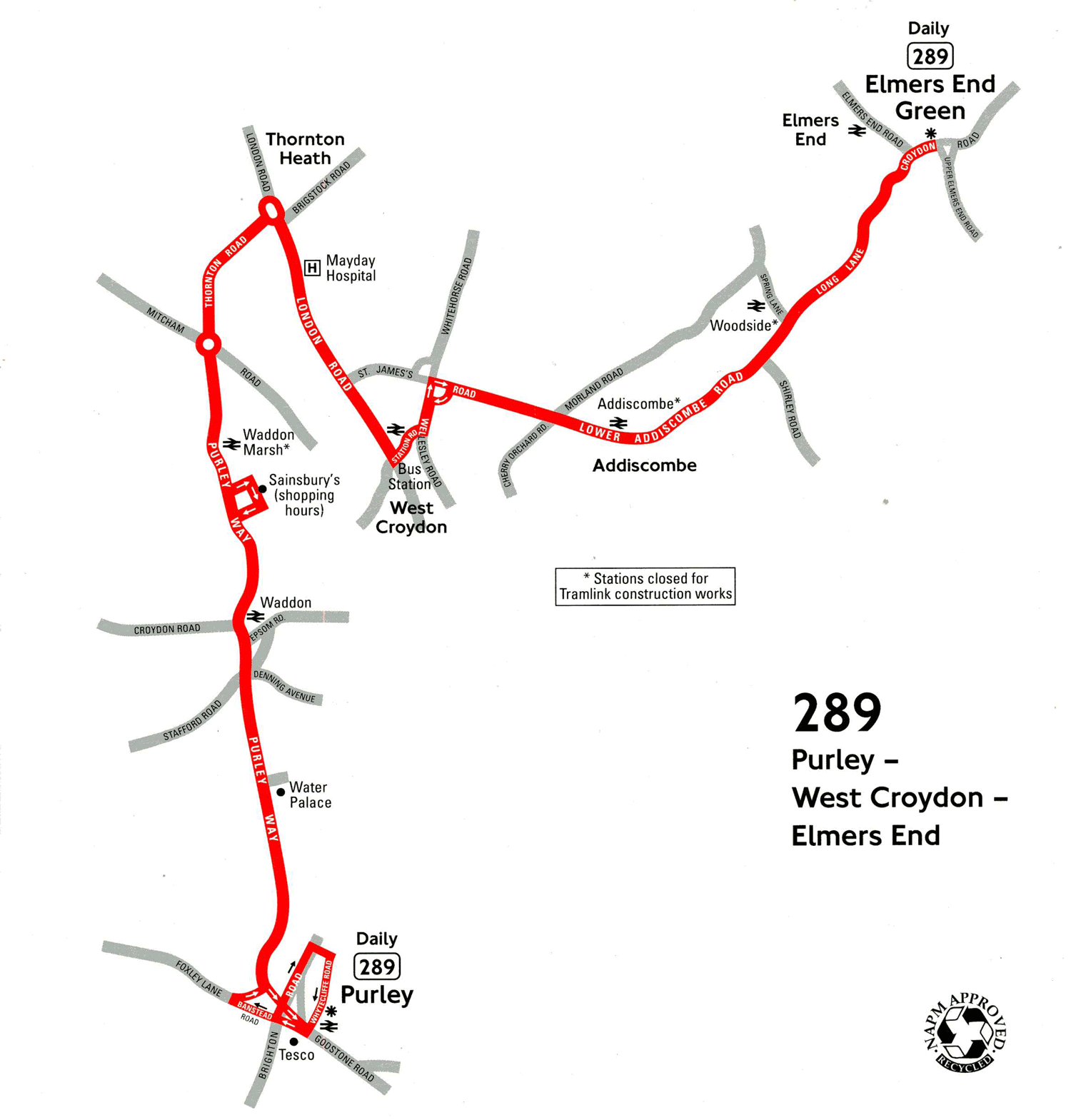 London Bus Route 289