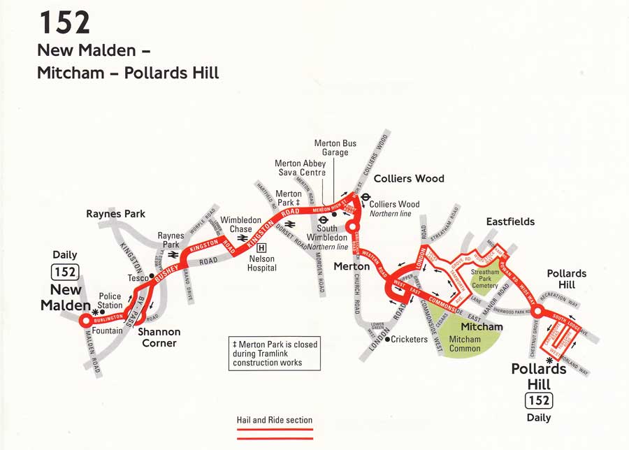 London Bus Route 152