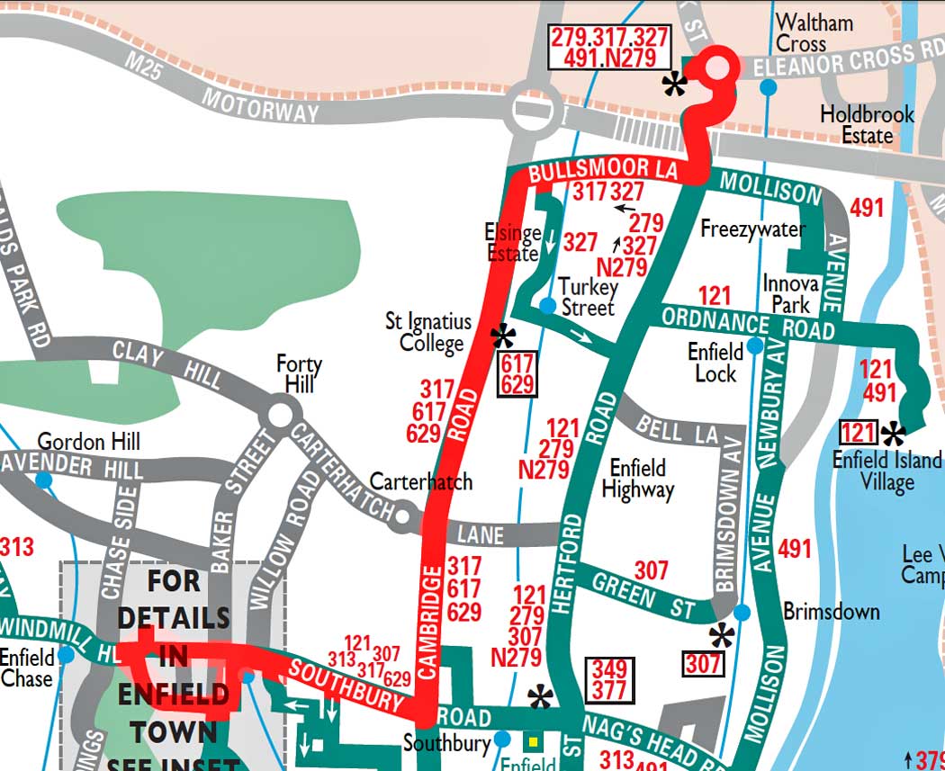 London Bus Route 317