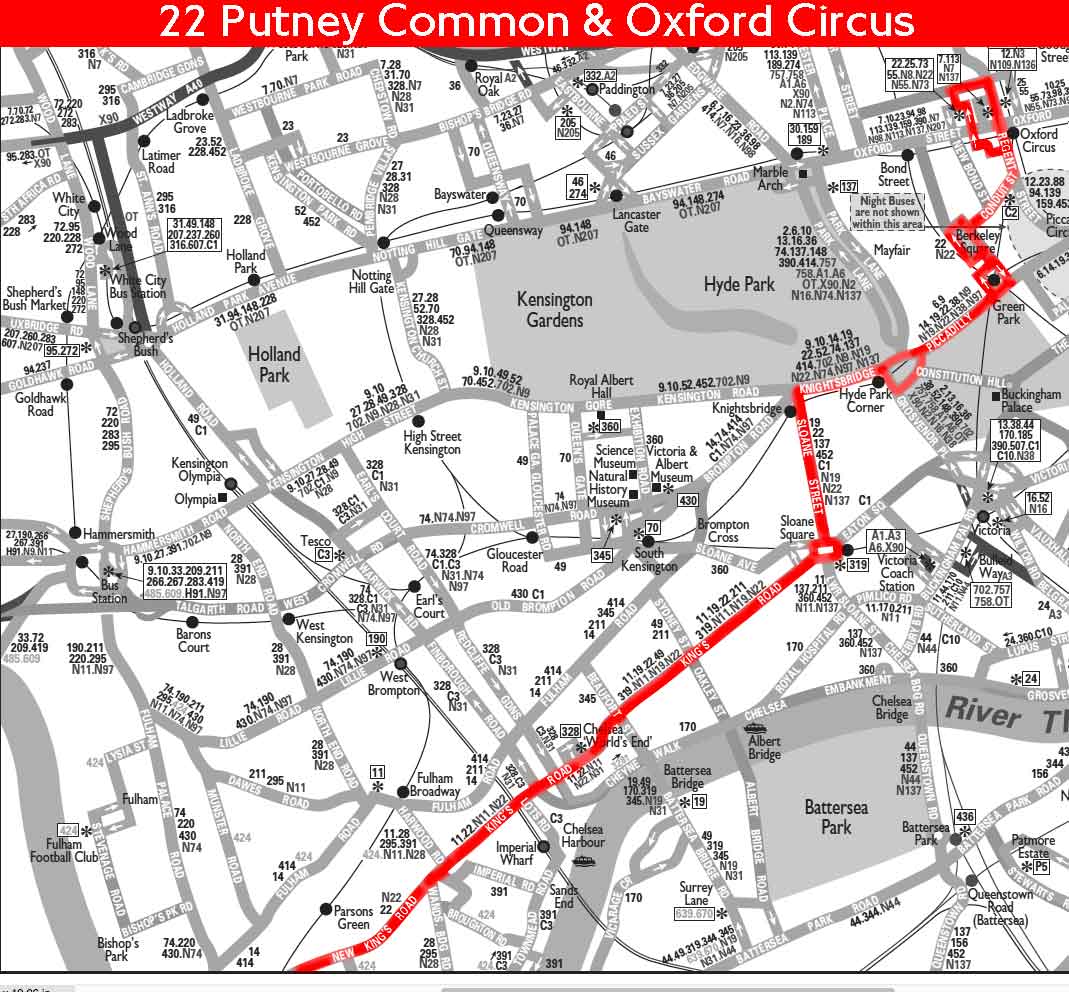 London Bus Route 22