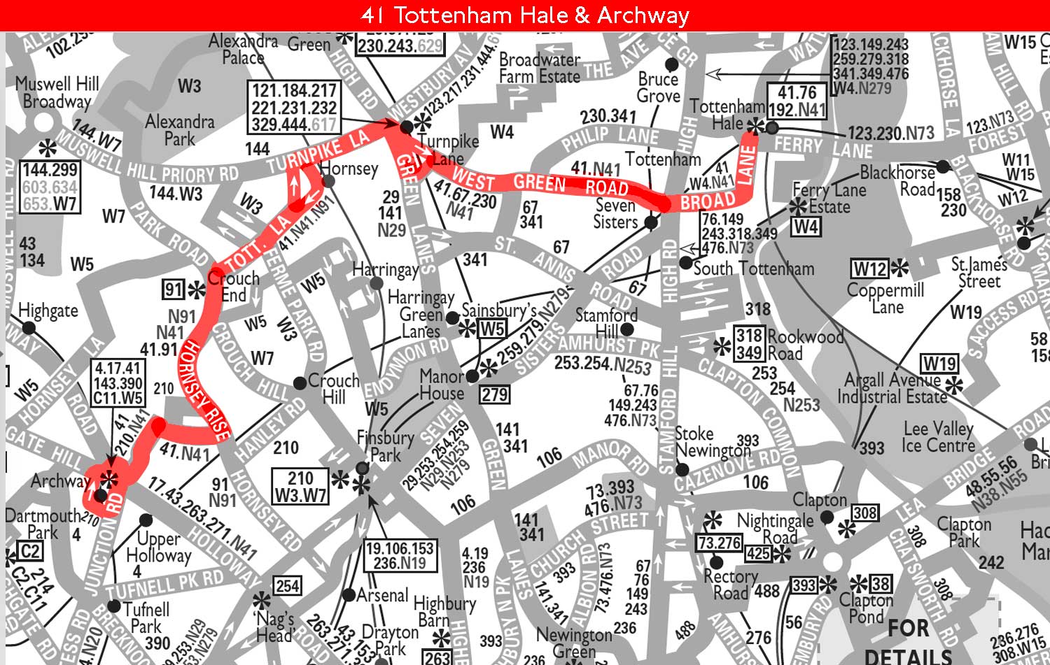 London Bus Route 41