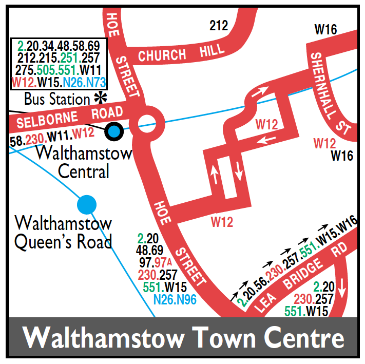 London Bus Route 212